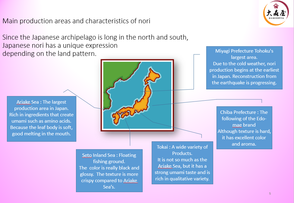 Nori Information – OHMORIYA CO., LTD.